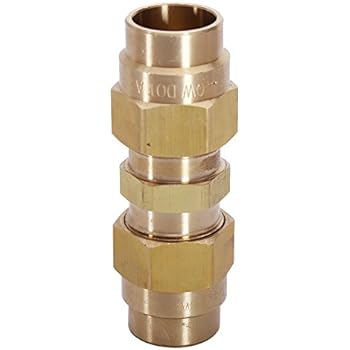 Amazon.com: Legines Brass DOT Air Brake Hose End Fitting, Union, 3/8" OD Tubing, Pack of 2: Home ...