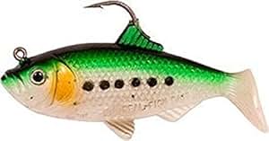 Amazon.com : Real Fish Shad Bait (Pack of 2), 2.5-Inch, Green Back ...