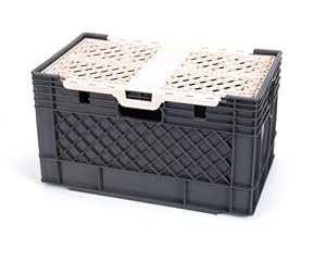 Amazon.com: Silver King 25791 Milk Crate with Boxed Lid: Home Improvement