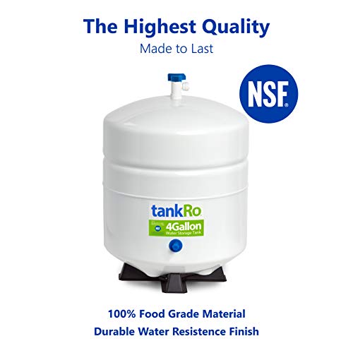 tankRo RO132-TNK RO Water Filtration System Expansion Tank 4 Gallon ...