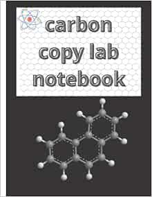 carbon copy lab notebook: chemistry notebook, 1/4 inch , A large "8.5 ...