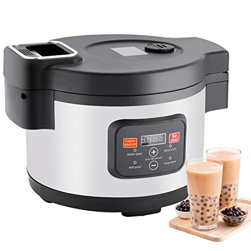 YJINGRUI Boba Cooker Boba Pot 12L Automatic Pearl Tapioca Cooker for ...