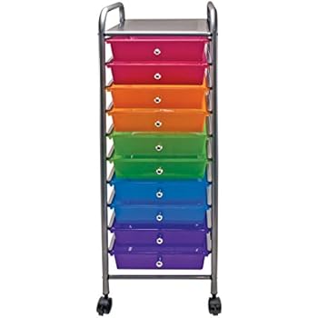 Amazon.com : Really Useful Box Tower Drawer 8 Drawers Clear Rainbow ...