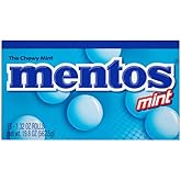 Amazon.com : Mentos Chewy Mint Candy Roll, Mint, Non Melting, Party, 14 ...
