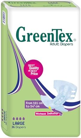سعر Greentex Adult Diapers Large 36 diapers فى مصر | بواسطة امازون مصر | كان بكام