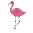 Amazon.com: Flamingo Brooch Pin for Women Pink Enamel Lapel Pin Lucky ...