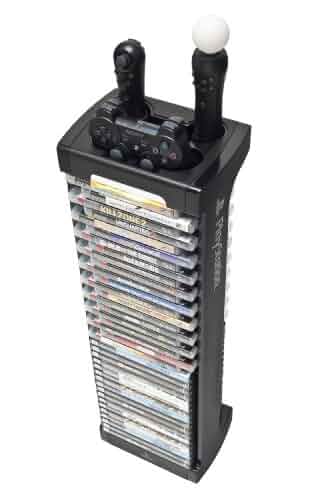 Amazon.com: LevelUp PlayStation Alloy Game Storage Tower, Black: Video ...