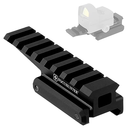 FOCUHUNTER Offset Picatinny Riser Mount, Optics Riser Mount with Recoil ...