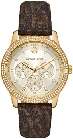 سعر Michael Kors Women's Tibby Multifunction Brown Pvc Watch - Brown فى ...