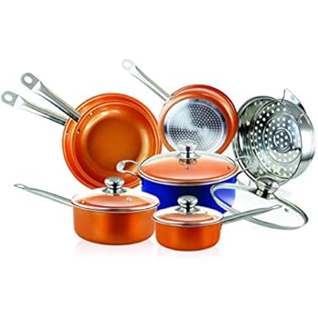 Amazon.com: Bulbhead 10824 Red Copper 10 PC Copper-Infused Ceramic Non ...