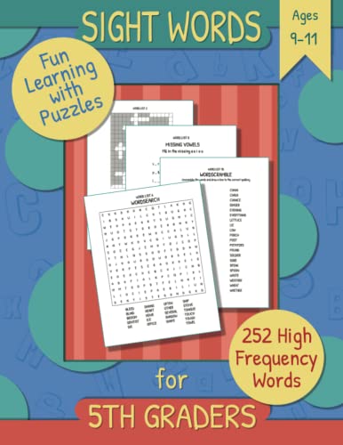 Amazon.com: Sight Words for 5th Graders: Fun and Easy Way to Learn High ...