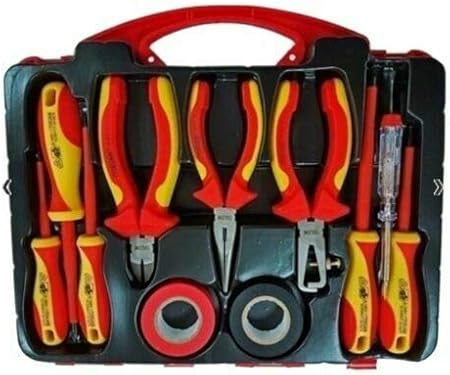 11PCS Electricians Screwdriver Set Electrical Fully Insulated Tool w ...