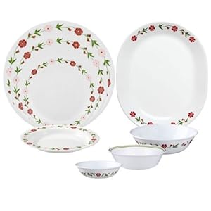 Amazon.com | Corelle Livingware Spring Pink 76-pc Set: Dinnerware Sets ...