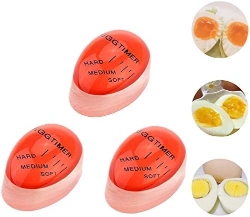 Merveilleux 3 Pack Egg Timer Heat Sensitive Hard Medium Soft Boiled ...