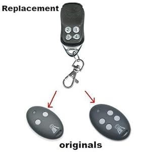Replacement remote control key fob for BFT MITTO 2 or MITTO 4 remotes ...