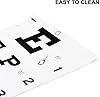 PECULA Eye Chart, Snellen Eye Chart, Wall Chart, Eye Charts With Hand Pointer And Eye Occluder ...