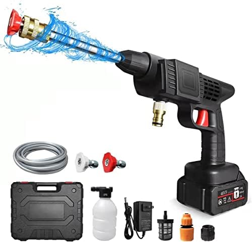 TDOO 48V High Pressure Washer, Car Washing Machine, Cordless Portable ...