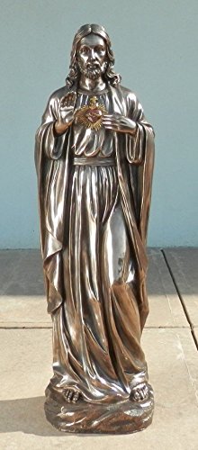 Buy 40 Inch Sacred Heart of Jesus Orthodox Religious Resin Statue ...