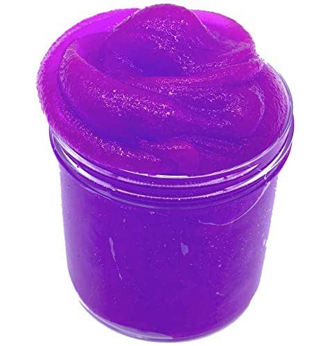 Amazon.com: 8oz Ultraviolet Purple Clear Jelly Slime (FREE SHIPPING ...