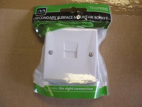 bt telephone extension socket bt type with back box: Amazon.co.uk ...