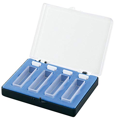 Quartz Cuvette - Spectrophotometer Cuvette - 4 pcs Standard 10mm Path ...