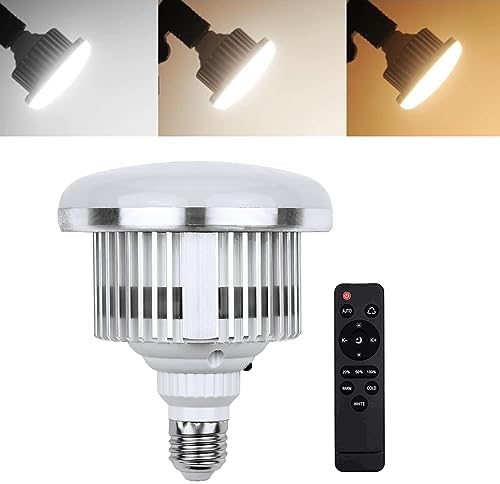 سعر BOLLUMA 85W Photography LED Bulb Photo Light Photo Light Two-Color Dimmable E27 3000-6500K ...