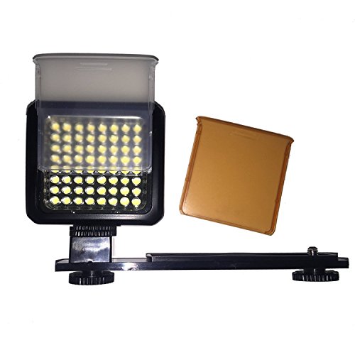 Sima SL-300LXi Pro LED Video Light with Filters 64 LEDs/800 Lumens ...