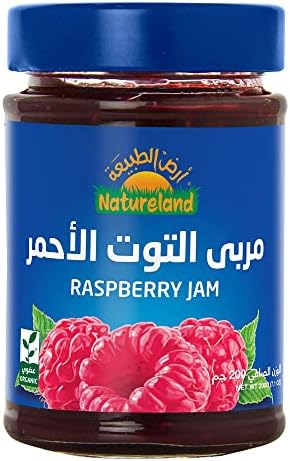 Natureland Organic Raspberry Jam, 200g - Pack of 1, Red price in Saudi ...