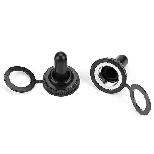 20pcs Toggle Switch Waterproof Cap, Waterproof Button hat Black Rubber ...
