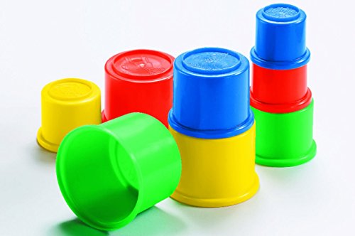 Fisher Price- 8 Bulding Beakers Stacking Blocks Cups Business ...