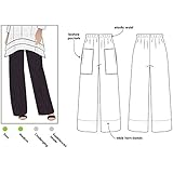 Amazon.com: Style Arc Sewing Pattern - Bob Woven Pant (Sizes 04-16 ...