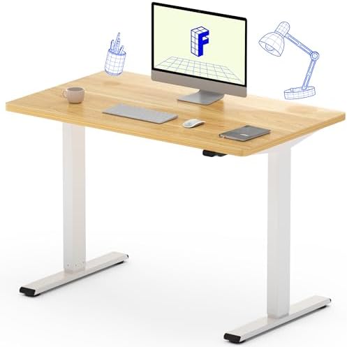 FLEXISPOT E1 Electric Standing Desk Whole Piece 40 x 24 Inch Desktop ...