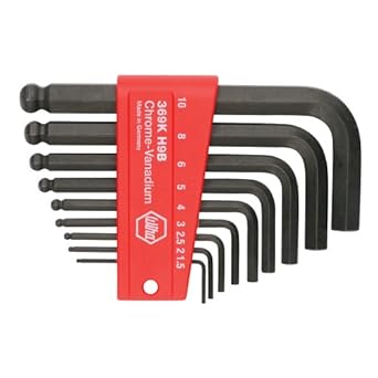 Wiha 36989 Ball End Hex L-Key Set, Short Arm, Metric. 9 Piece - - Amazon.com