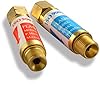 YOUHO Oxygen Acetylene Flashback Arrestors Set Regulator End 9/16-18 ...