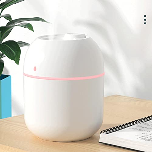 Small Cool Mist Humidifier, 220ml USB Personal Desktop Humidifier ...