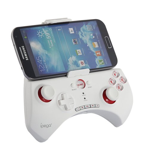 ipega White Wireless Bluetooth Controller for iPhone 4/4s iPhone 5/5s ...