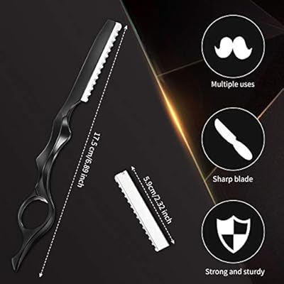 11 Pieces Hair Styling Razor Hair Thinning Comb Hair Texturizing ...