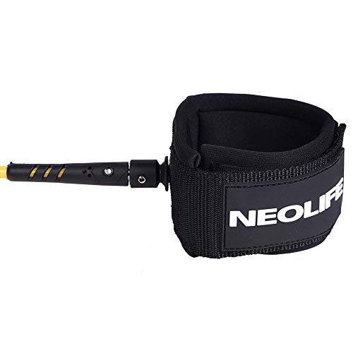 Neolife Coiled Premium Surfboard Leash,Stand Up Paddle Board Leash ...