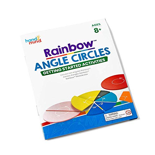 hand2mind Plastic Rainbow Angle Circles for Kids, 7 Different Angles ...