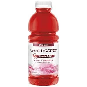 Amazon.com: SoBe Water, Vitamin Enhanced, 0 Calories, Yumberry Pomegranate, 20 Fl Ounce, (Pack ...
