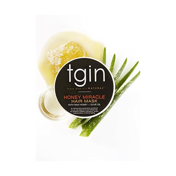 tgin Honey Miracle Hair Mask for Natural, Dry, Curly Type 3c and 4c ...