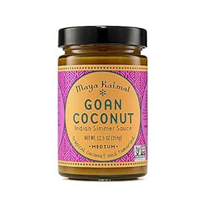 Amazon.com : Maya Kaimal Goan Coconut Sauce, 12.5 oz, Mild Indian ...