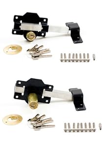 Gatemate Keyed Alike Keyed Both Sides Long Throw Gate/Door Lock For ...
