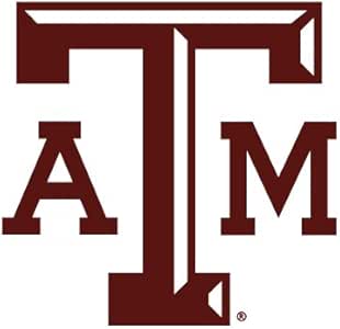 Amazon.com: Texas A&M Aggies ATM BLOCK LOGO Clear Vinyl Decal Car Truck ...