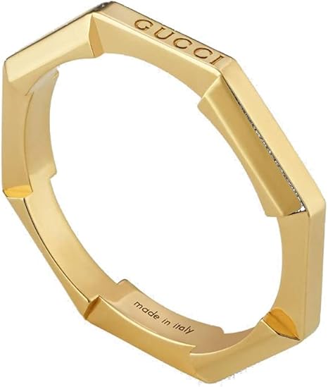 GUCCI Gold Ring Link To Love YBC662194001014 : Amazon.co.uk: Jewellery