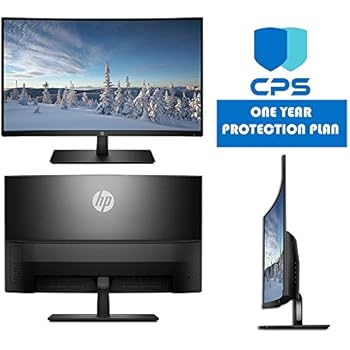 Amazon.com: HP 27-inch FHD Curved Monitor with AMD Freesync Technology ...