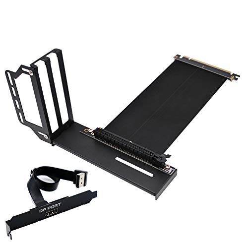 EZDIY-FAB GPU Vertical Mount Bracket with DP Cable, Vertical Graphics ...