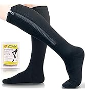 Amazon.com: Ailaka Zipper Medical Compression Socks 15-20 mmHg for ...