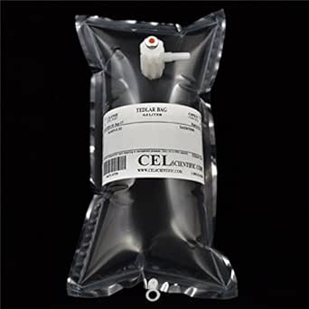 Tedlar Bag - Air Sampling Bag - Gas Sampling Bag - 2 in 1 Fitting ...