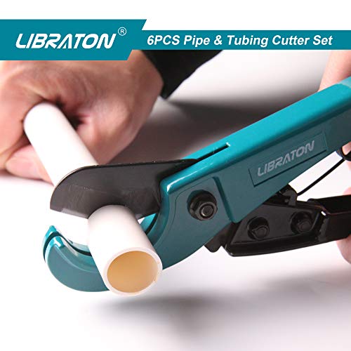 Libraton Pex Cutter 1-1/4", Pex Pipe Cutter, PEX Tube Cutter 1/8" to 7/ ...
